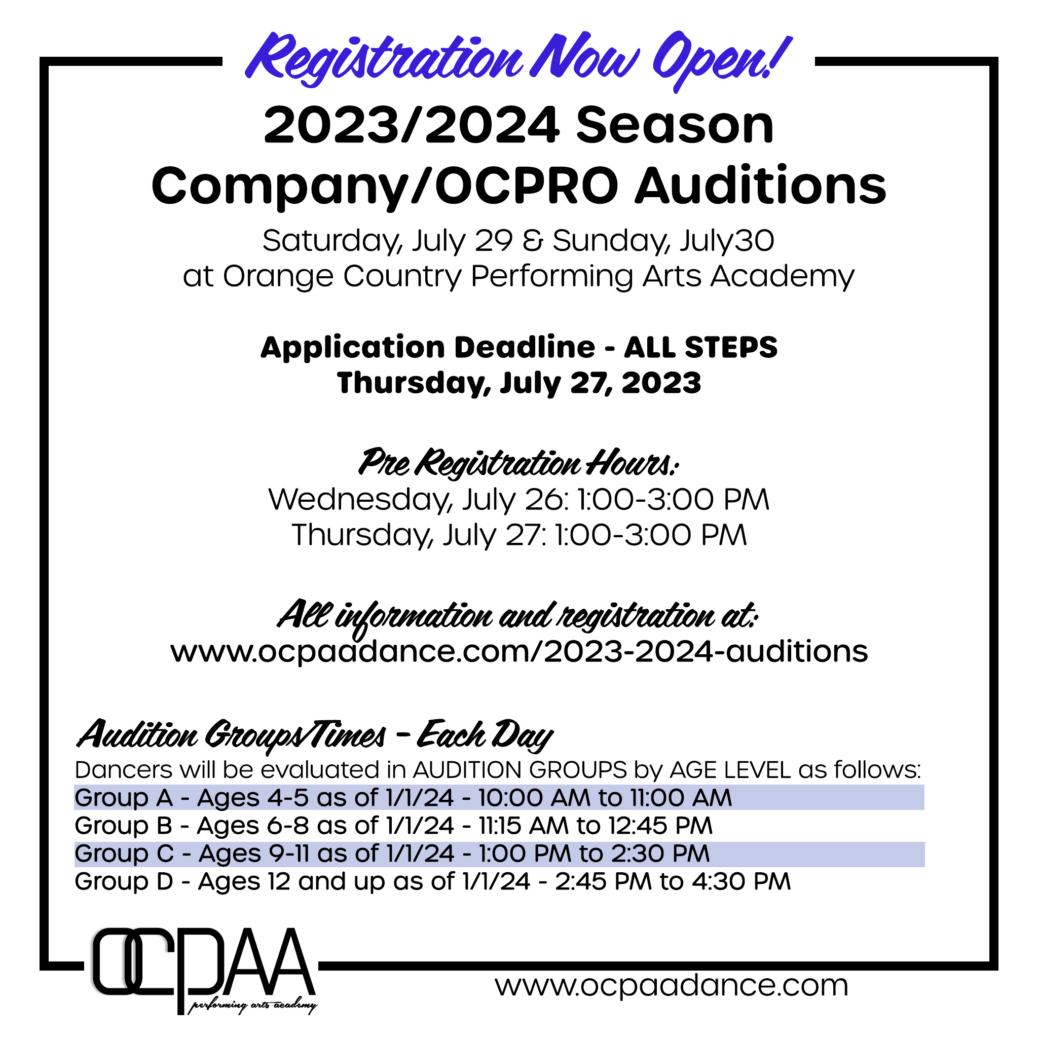 OCPAA Dance Studio – Orange County’s leading competitive and ...