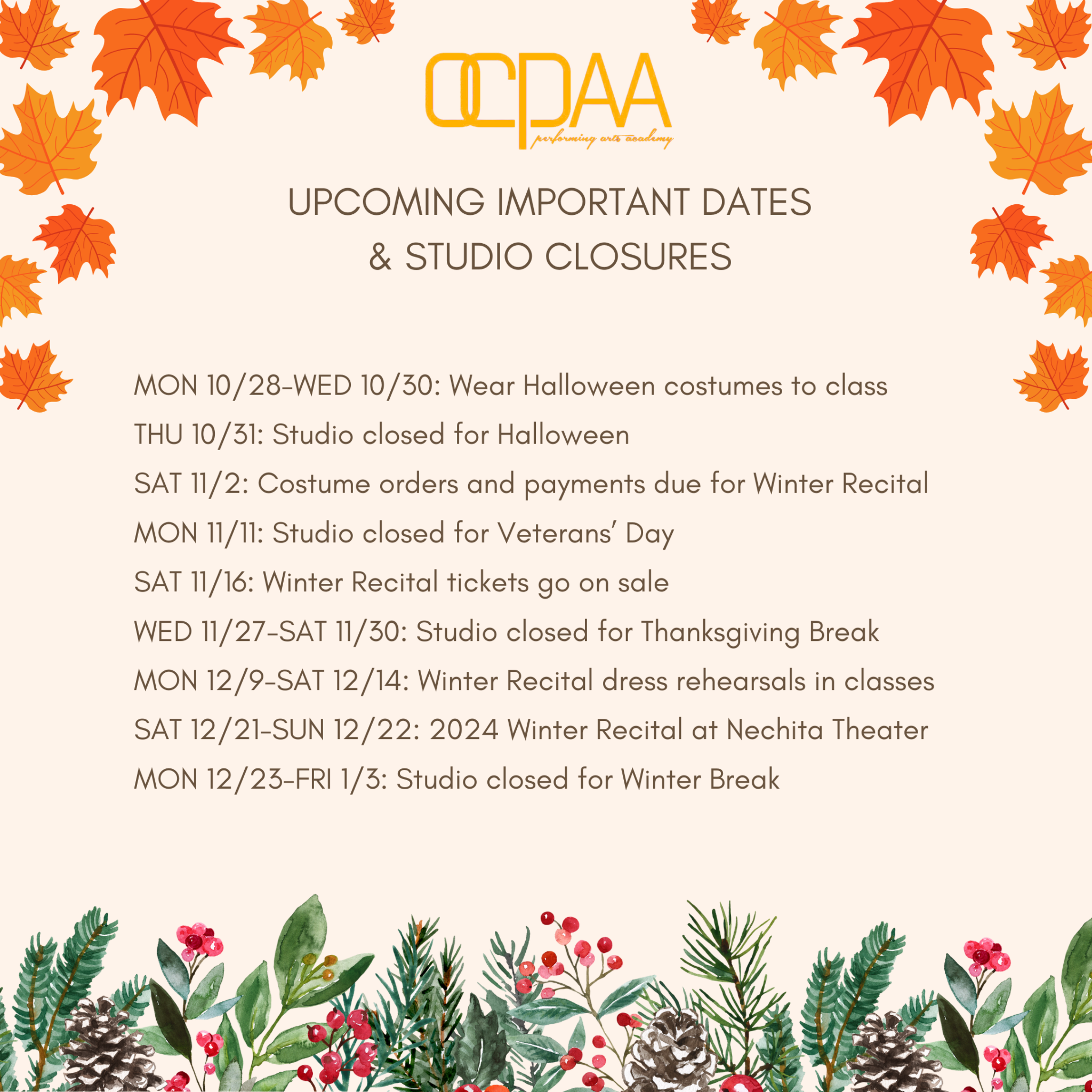 OCPAA Dance Studio – Orange County’s leading competitive and ...