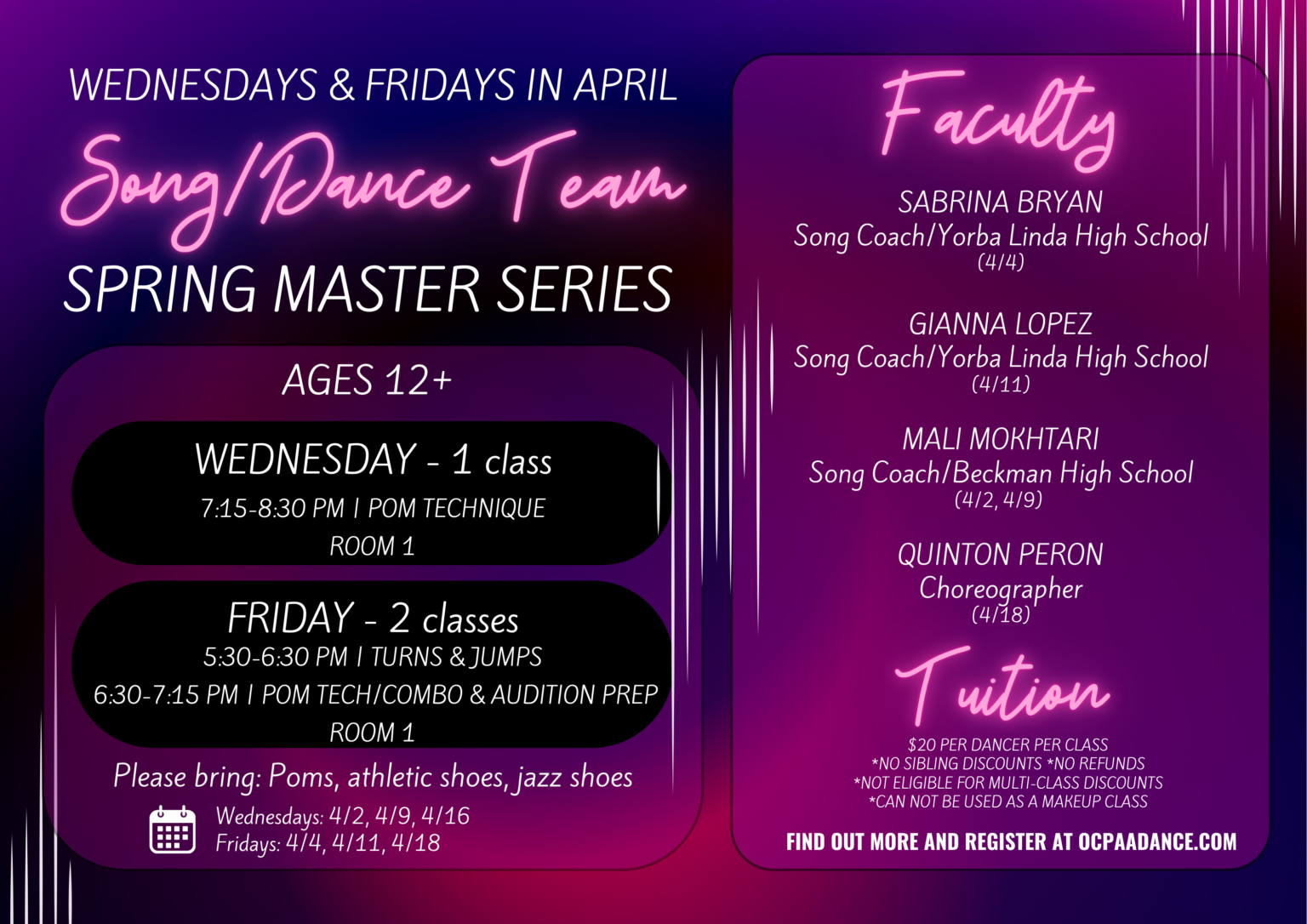 OCPAA Dance Studio – Orange County’s leading competitive and ...